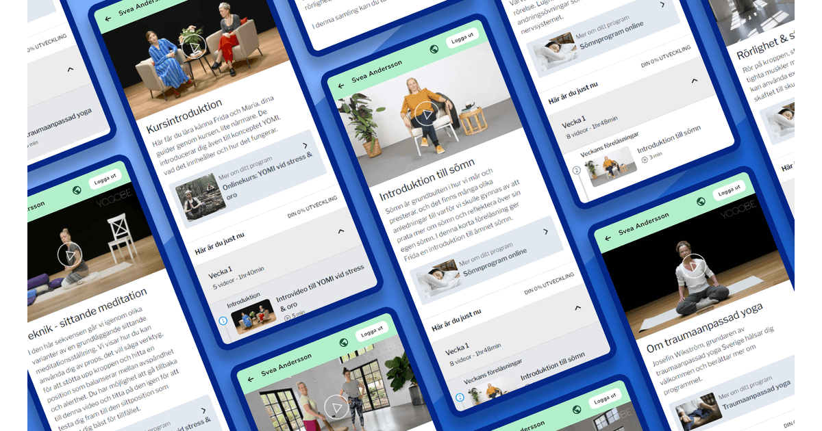 Videobaserade program med Yogobe • Stretch Care